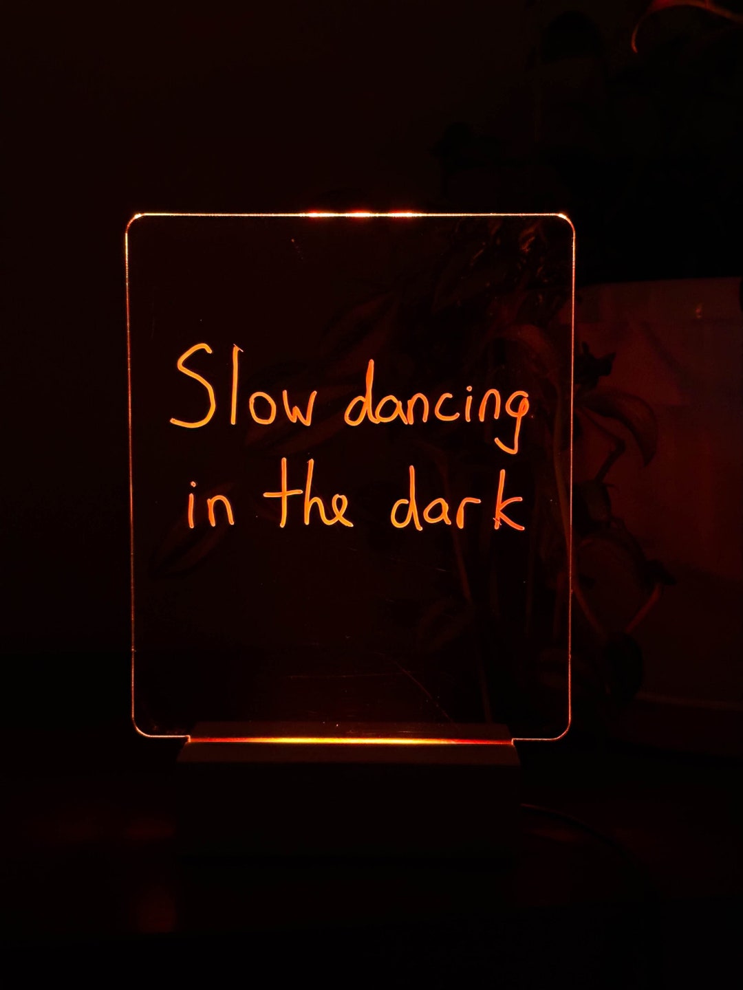 Acrylic Creative Message Board Holiday USB Light Gift for Kids Home ...