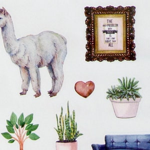 Sticker Set Large Embossed Stickers Large Planner Stickers - Etsy