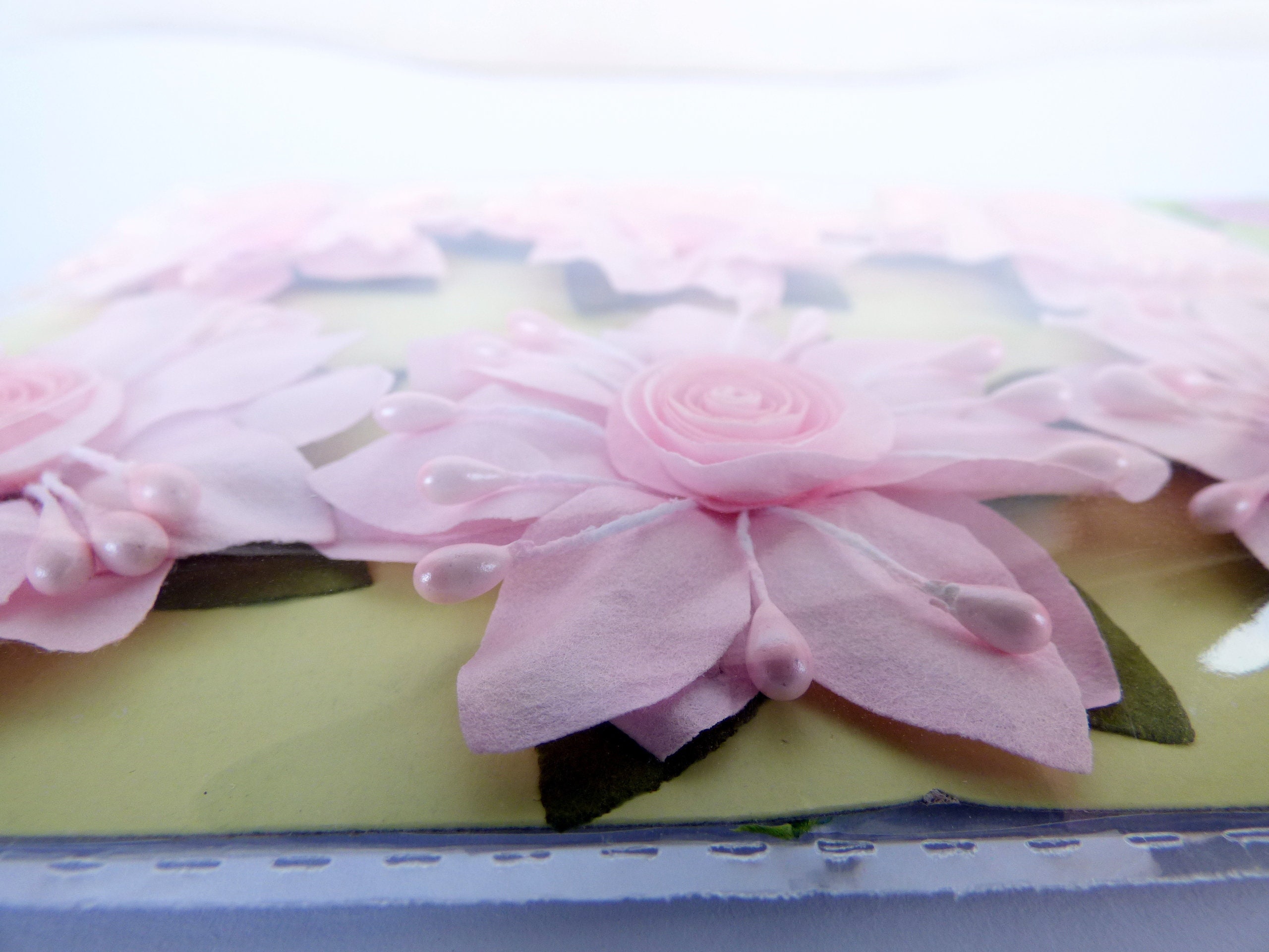 Pink Flowers Set of 6 Paper Flowers Paper Flowers Flowers - Etsy