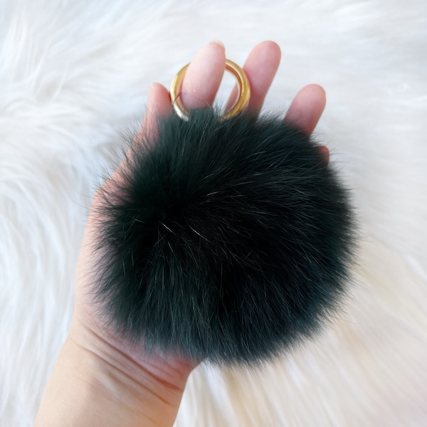 Fur Ball Keychain - Etsy