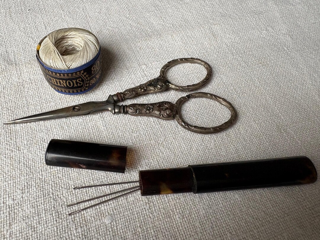Antique French Tortoiseshell Needle Holder Needle Case - Etsy