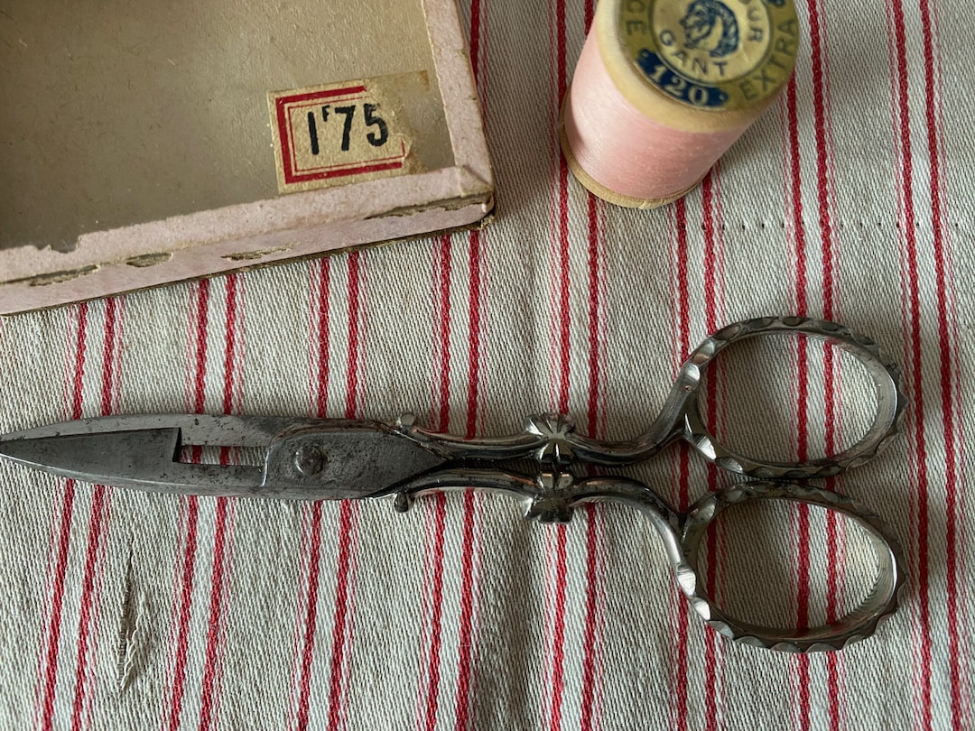Pretty Vintage Buttonhole Scissors - Etsy