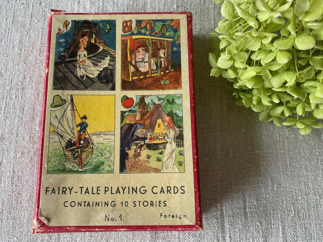 A Box of Fairy Tale Playing Cards Containing 10 Stories No 1 Foreign ...