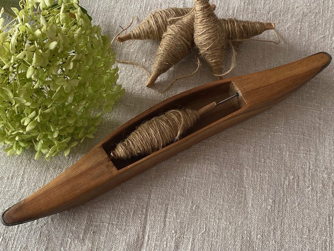An Antique 1904 Swedish Boat Shuttle for Weaving Swedish Weaving ...