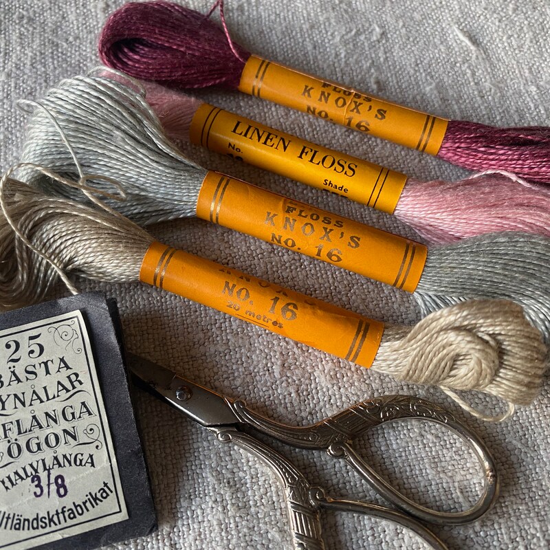 Linen Floss - Etsy