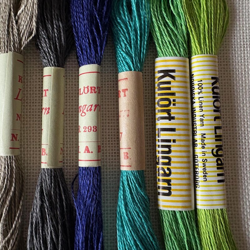 Linen Floss - Etsy