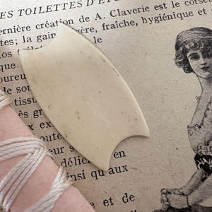 A Tiny Antique French Bone Thread Winder - Etsy