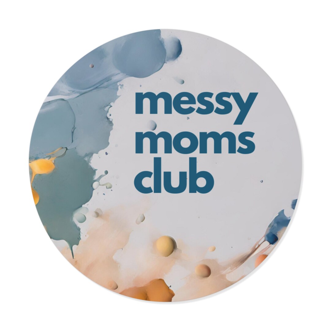 Messy Moms Club - Vinyl Sticker - Etsy