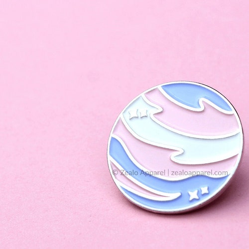 Trans Pride Enamel Pin - Etsy