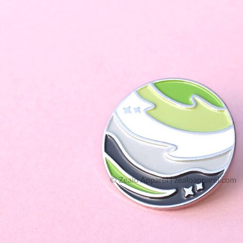 Aromantic Enamel Pin - Etsy
