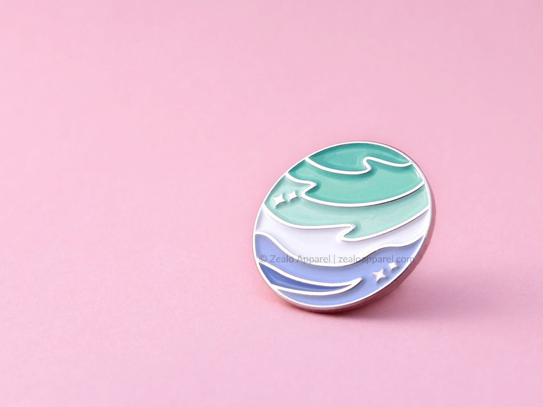 Pastel Gay Planet Enamel Pin Mlm Queer Man Subtle Pride Flag Lgbtq Gift ...