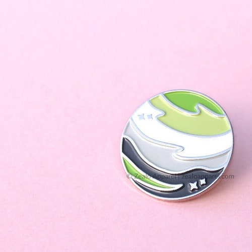 Aroace Pride Pin Badge - Etsy UK