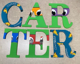 Tmnt Letters | Etsy