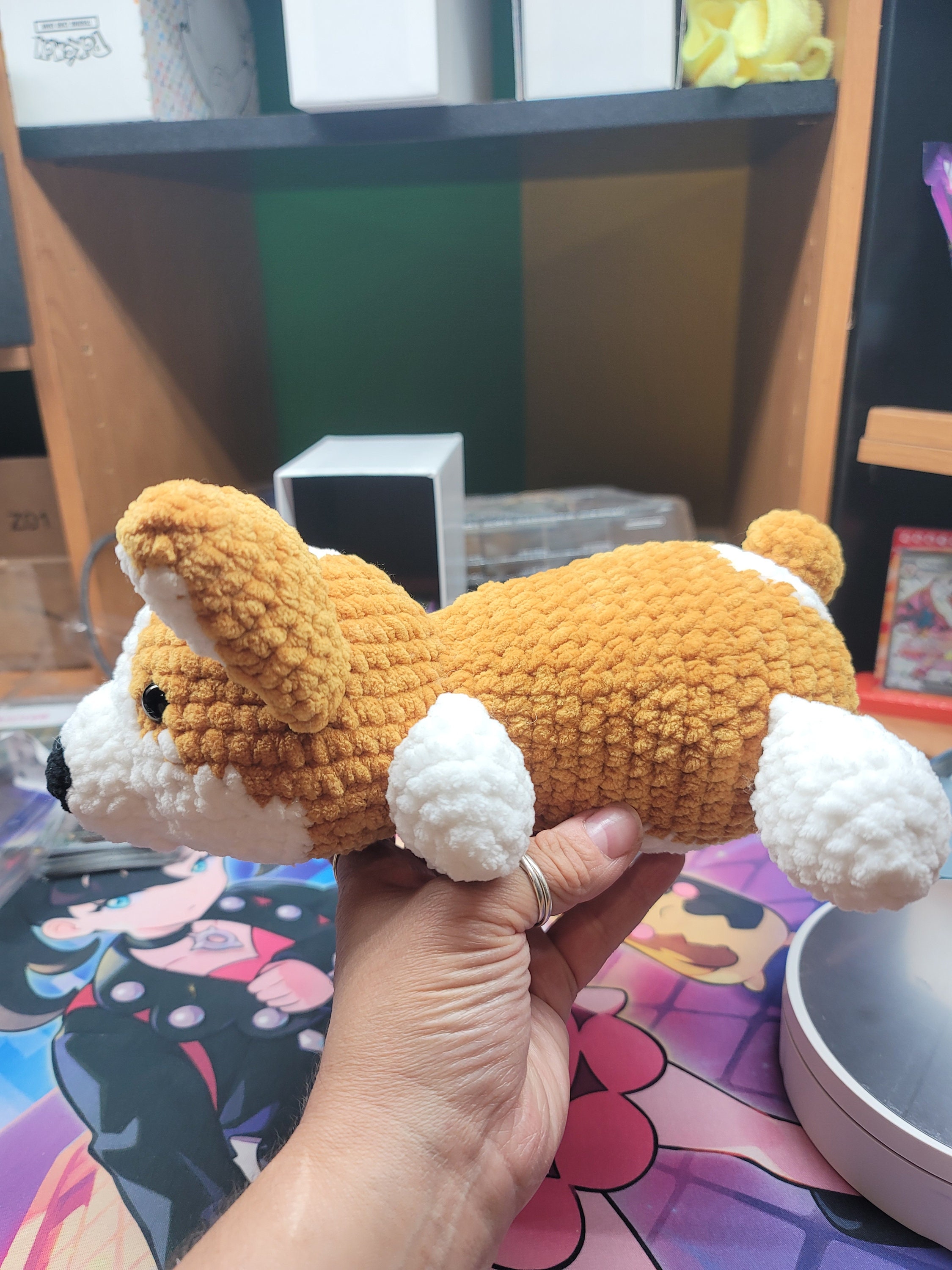 Corgi Crochet Plushie Stuffy Amigurumi Nursery Decor Gifts for Kid ...
