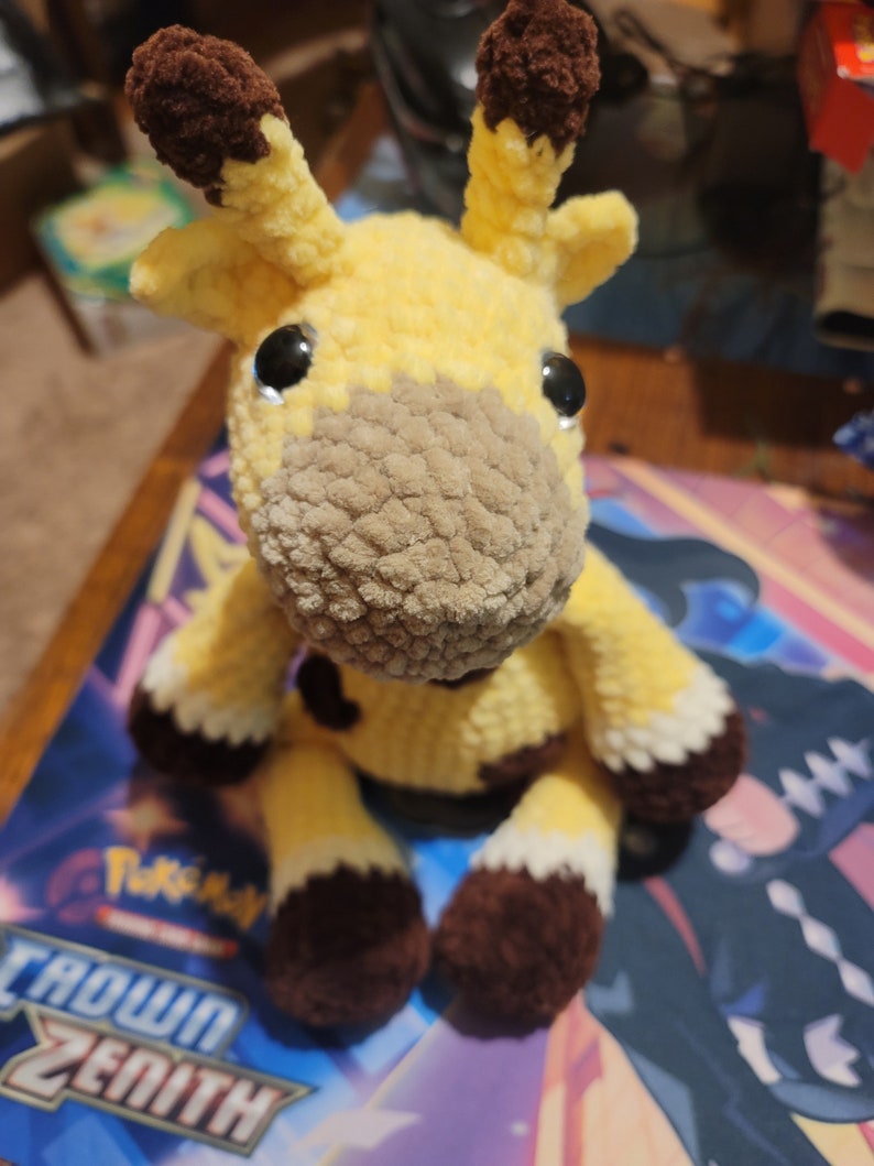 Giraffe Crochet Plushie Stuffy Amigurumi Nursery Decor Gifts for Kid ...