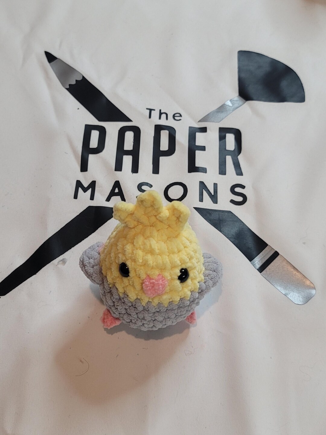 Cockatiel Bird Crochet Plushie Stuffy Amigurumi Nursery Decor Gift ...