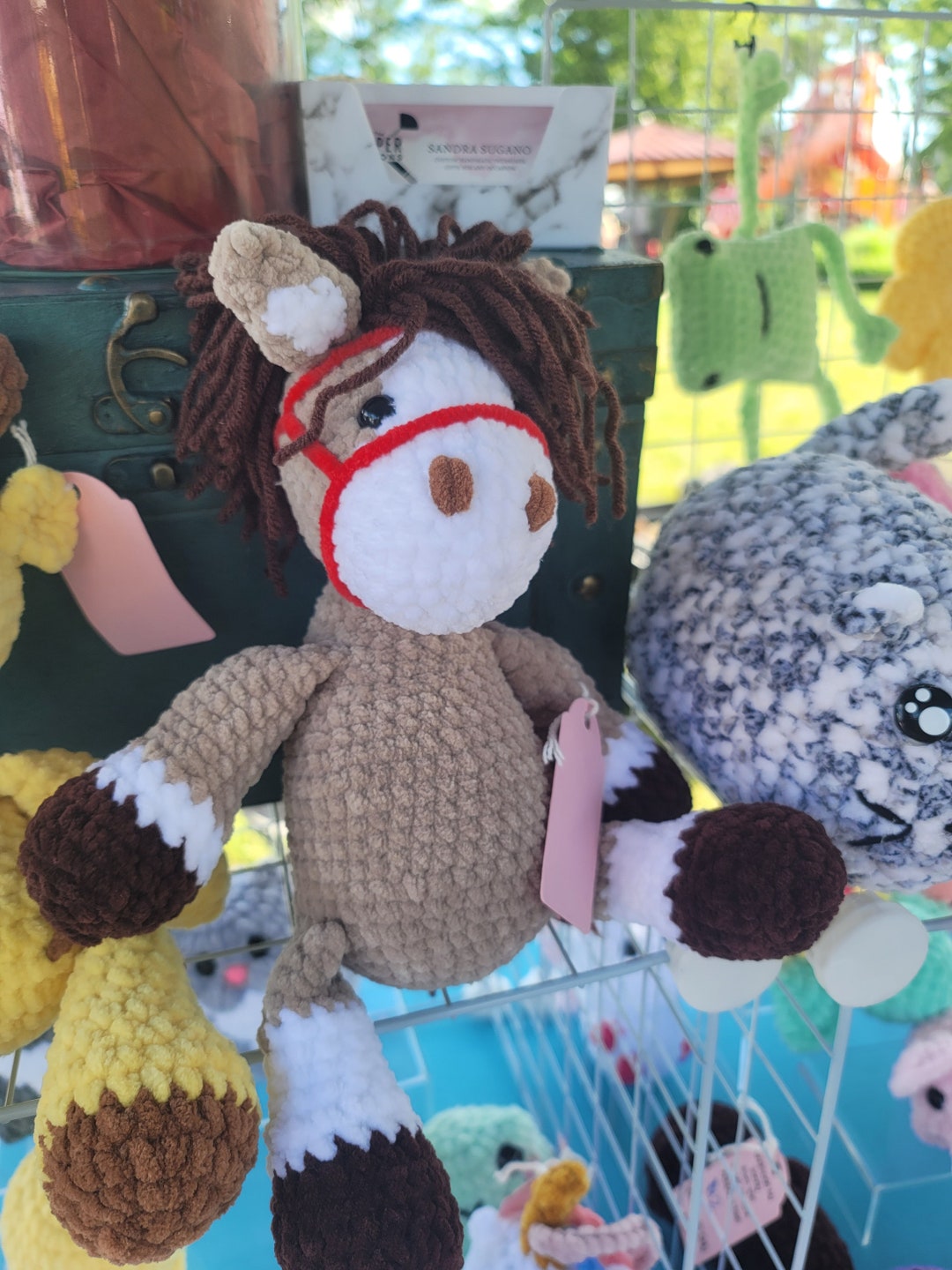 Horse Crochet Plushie Stuffy Amigurumi Nursery Decor Gifts for Kid ...