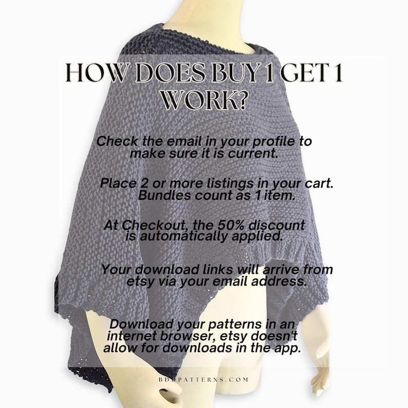 Easy Knitting Pattern With Video Tutorial | One Piece Seamless Poncho ...