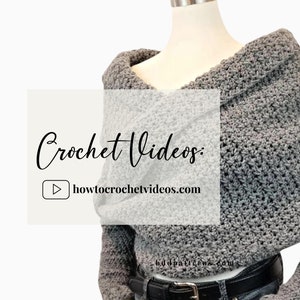 Crochet Patterns Bundle | Sweater Scarf Crochet Patterns | Crochet Shrug | Crossover Sweater ...