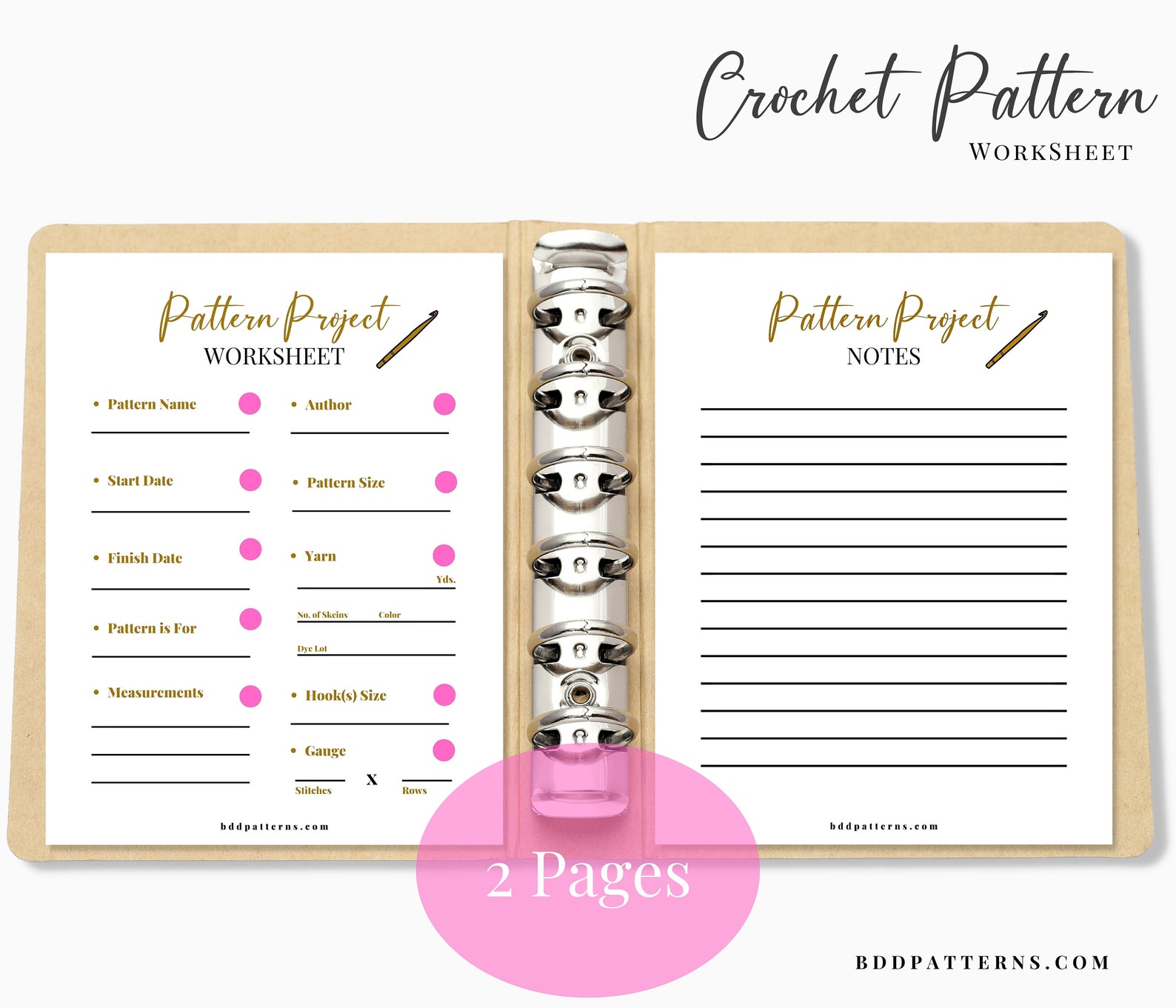 Project Planner Printable Crochet Project Planner Crochet - Etsy