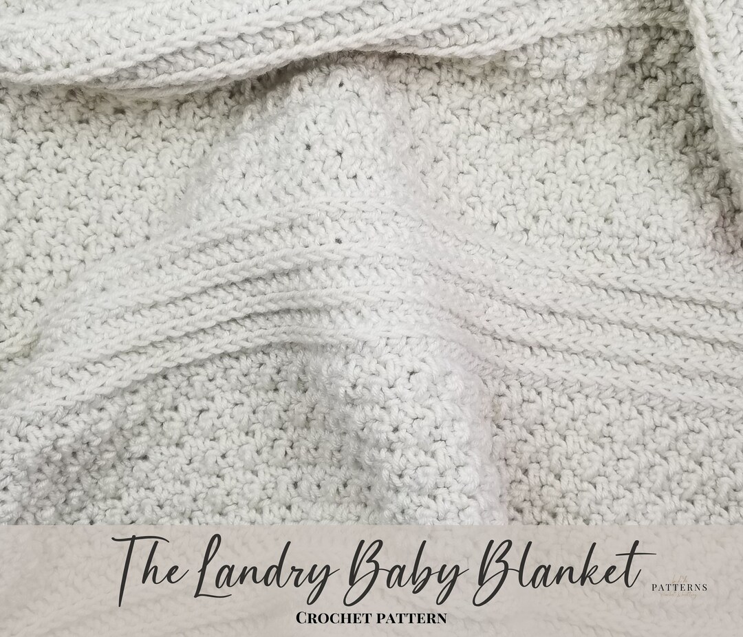 Crochet Pattern Reversible Baby Blanket Crochet Pattern-the - Etsy ...