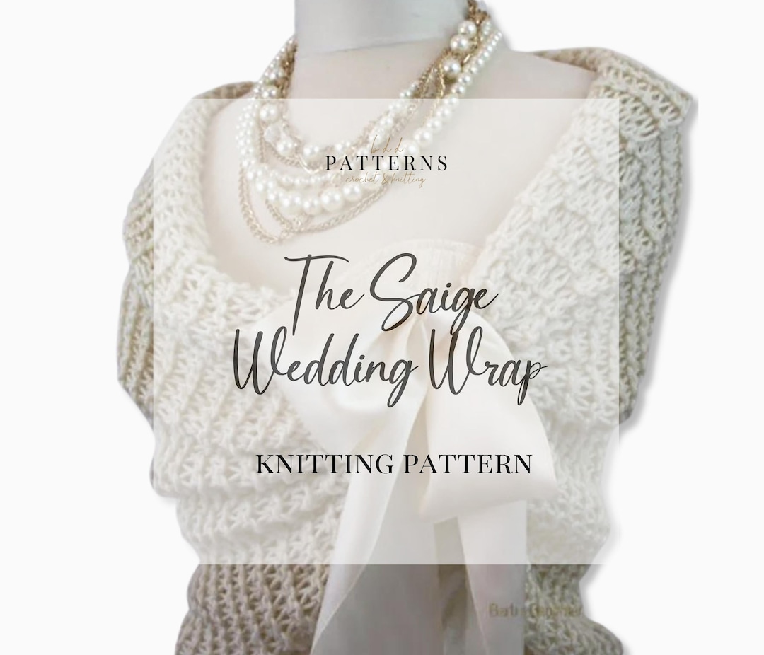 Knitting Pattern, Wedding Knitting Pattern, Easy Knitting Pattern ...