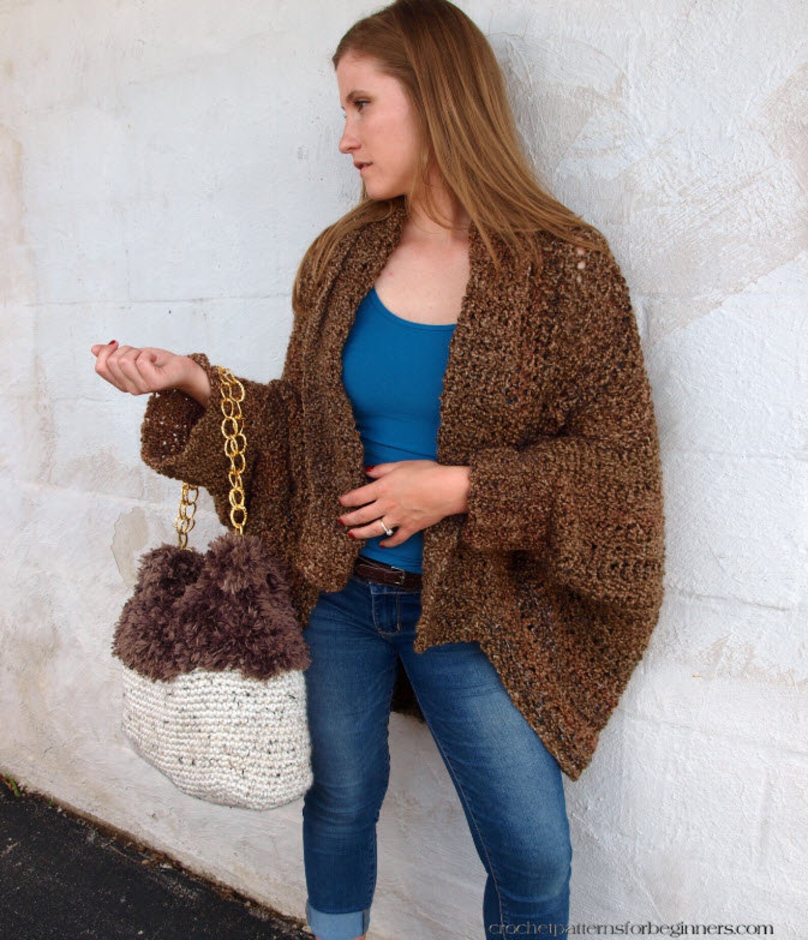 Easy Crochet Cocoon Shrug Pattern: Oversized Cardigan (PDF Pattern) - Etsy