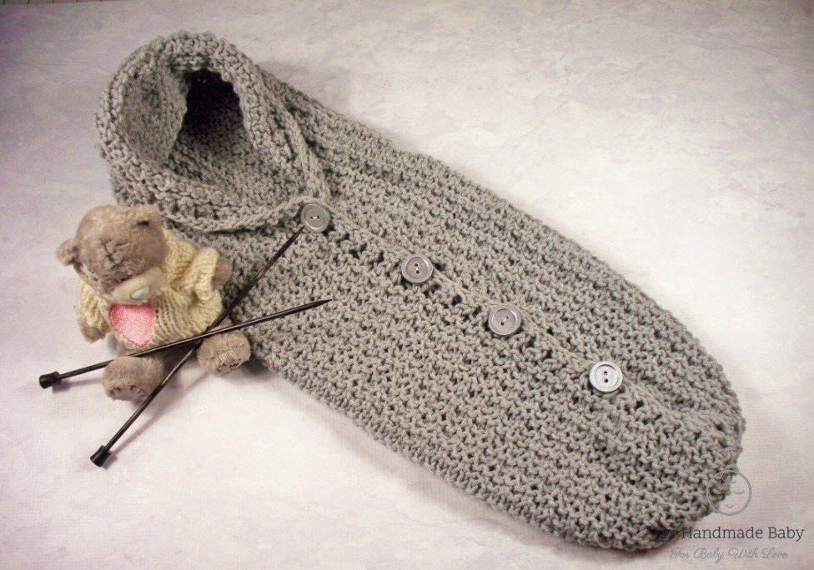 Baby Cocoon Knitting Pattern: Easy Sleep Sack (instant Download) - Etsy