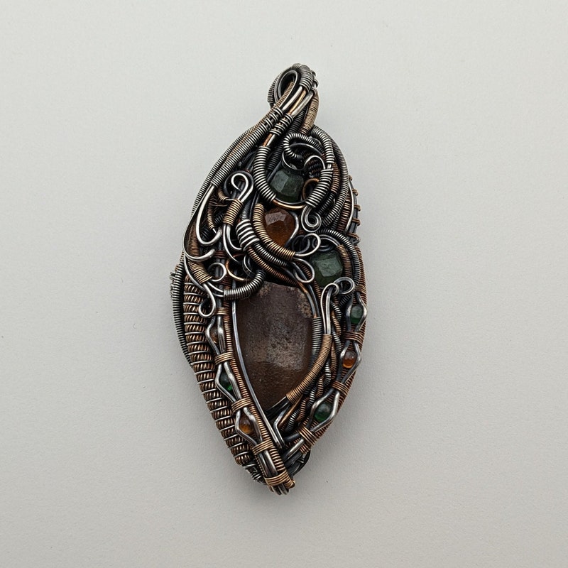 Wire Wrapped Pendant - Etsy