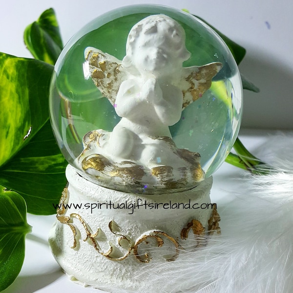 Angel Snow Globe - Etsy