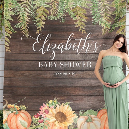 Wishes for Baby Card // Pumpkin Baby Shower Fall Autumn | Etsy