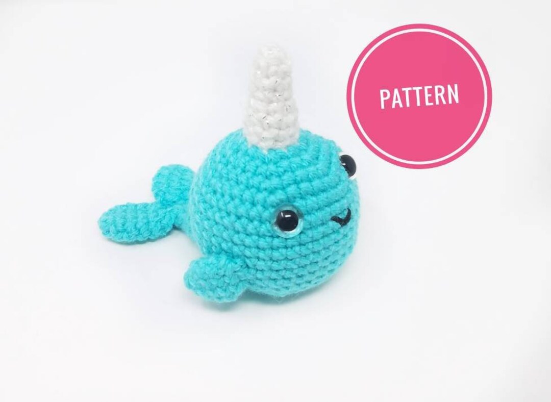 Norbert the Narwhal Amigurumi Crochet Pattern (digital Pattern Only) - Etsy