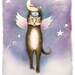 All Good Cats Go to Heaven Cat Art Kitty Art Humorous Cat - Etsy