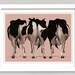 Three Fat Cows Cow Rear Ends Kitchen Wall Art Country - Etsy