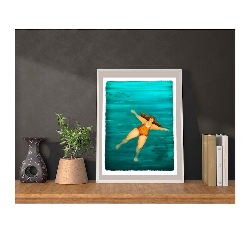 My Happy Place, Fat Lady Swimming, Fat Lady Floating, Fat Lady Art, Fat ...