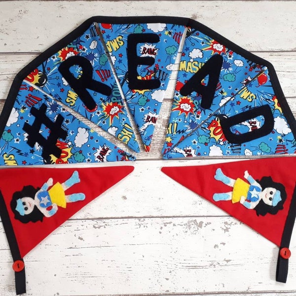 Superhero Bunting - Etsy