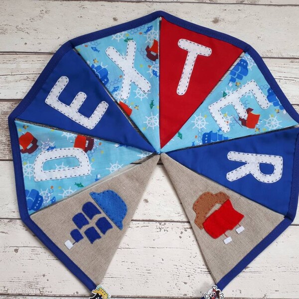Pirate Bunting - Etsy UK