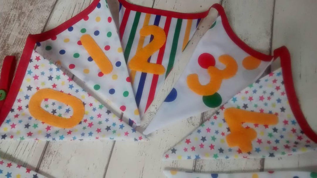 Number Bunting, Classroom Banner, Numeracy Educational Resource, 0-10 ...