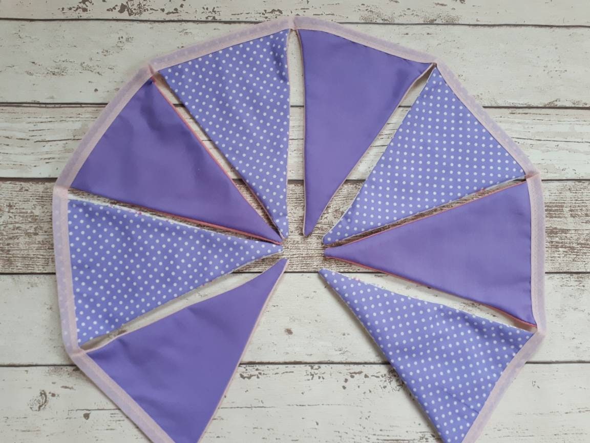 Fabric Bunting Garland Banner Wall Decor Bunting Flags | Etsy