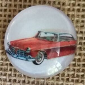 Red Classic Car Magnets Vintage Car Magnets Fathers Day - Etsy