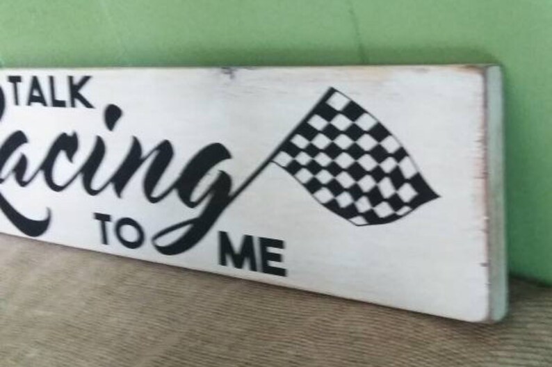 Racing Sign Race Car Fan Sign Dirt Track Racing Sign | Etsy