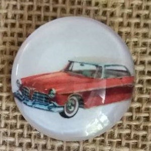 Red Classic Car Magnets Vintage Car Magnets Fathers Day - Etsy