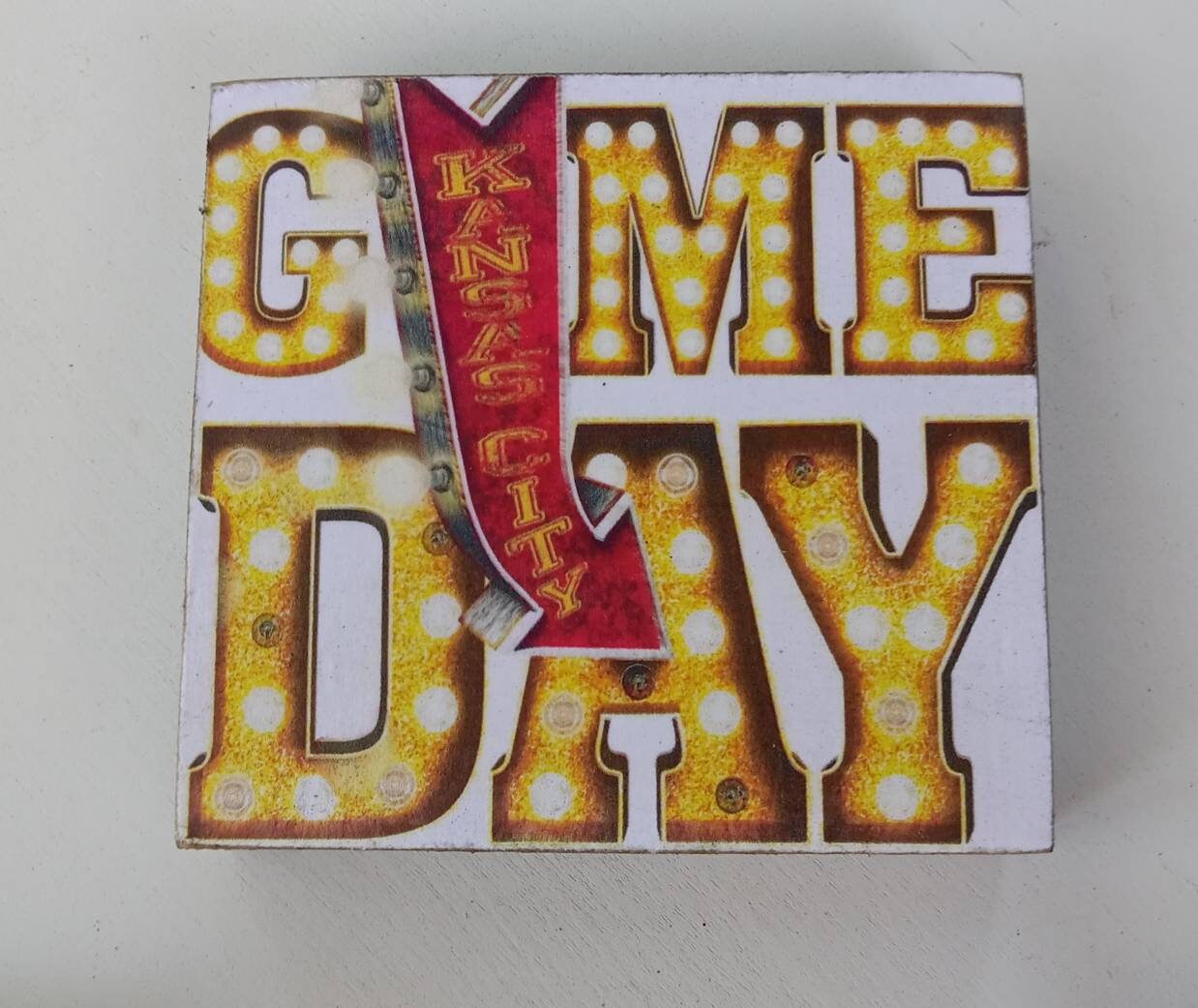 Kansas City Football Sign Game Day Sign Football Sign - Etsy