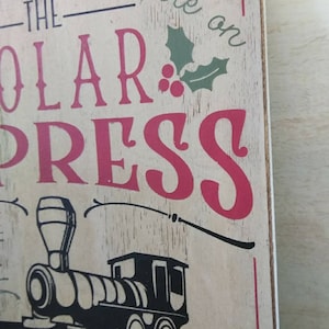 Polar Express Sign - Christmas Sign - North Pole Sign - Christmas Decor ...