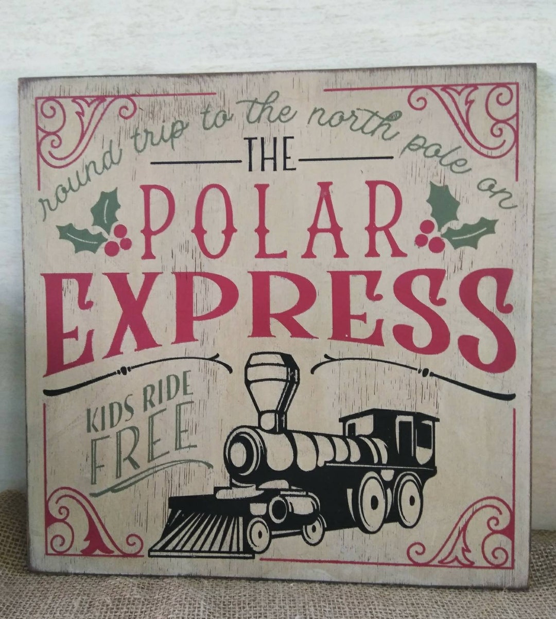 Polar Express Sign - Christmas Sign - North Pole Sign - Christmas Decor ...