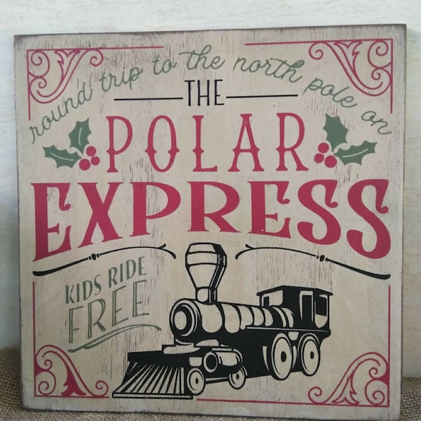 Polar Express Sign - Etsy