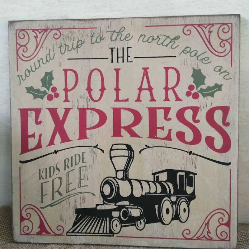 Polar Express Sign - Etsy