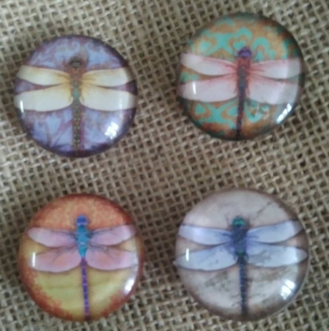 Dragonfly Magnets Dragonfly Decor Refrigerator Magnets - Etsy