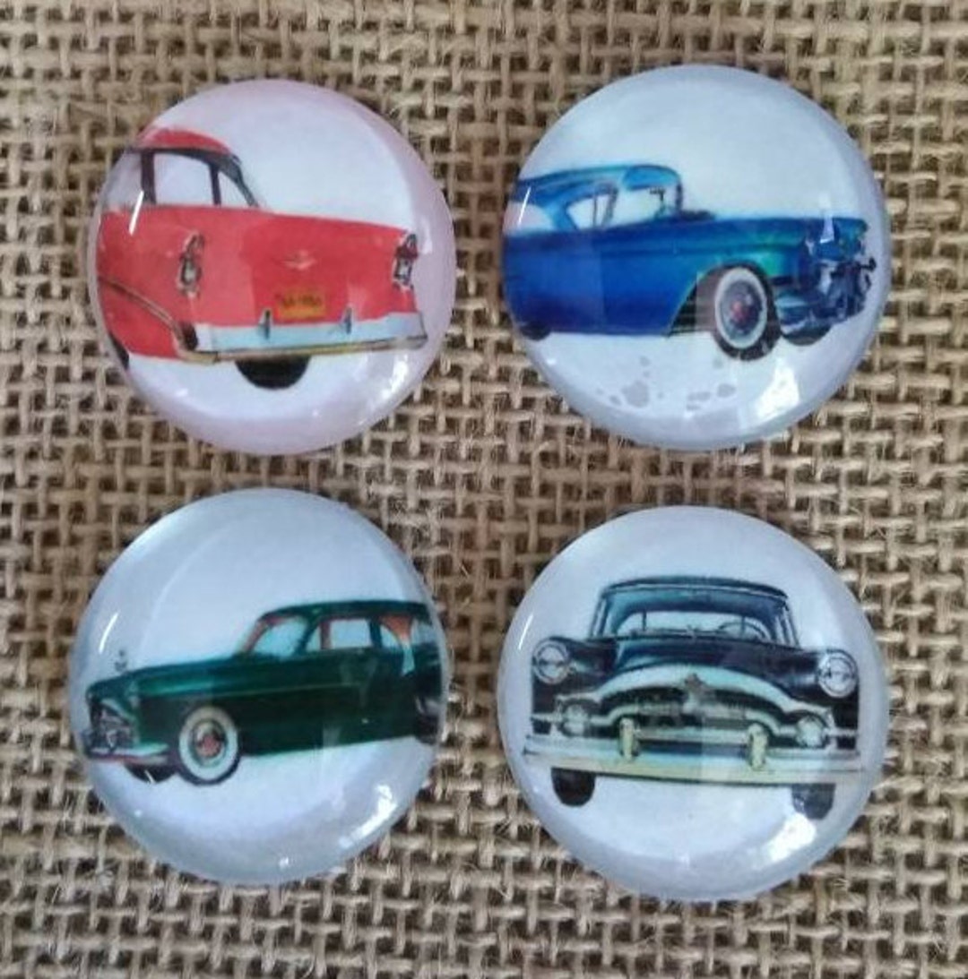 Classic Car Magnets Fathers Day Gift Vintage Car Magnets - Etsy