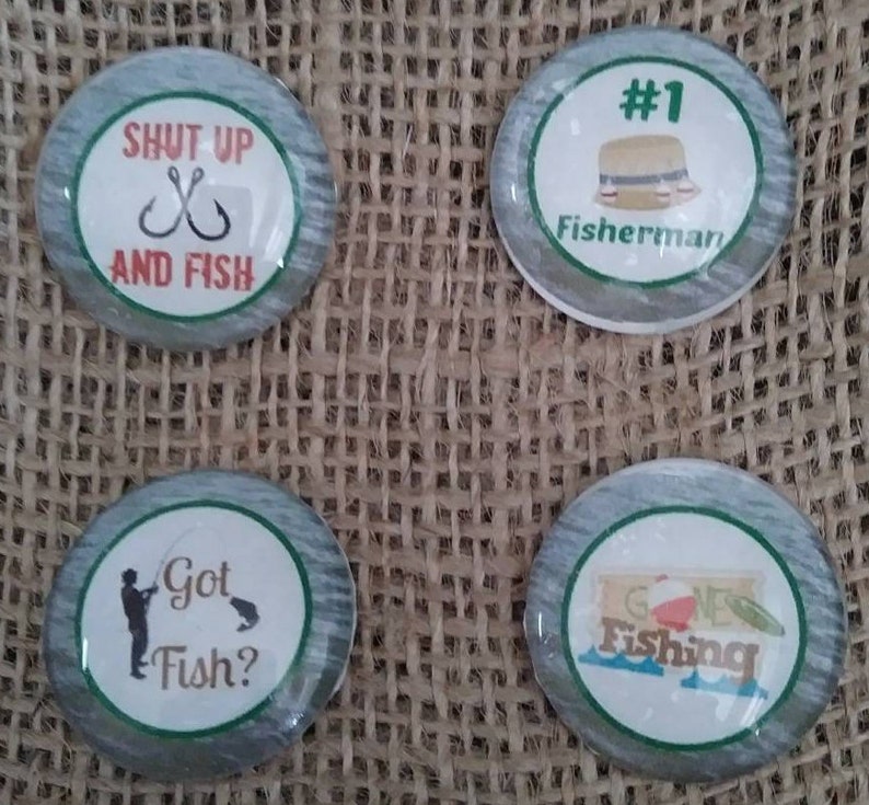 Shut up and Fish Magnet Fathers Day Gift Cabin Decor - Etsy